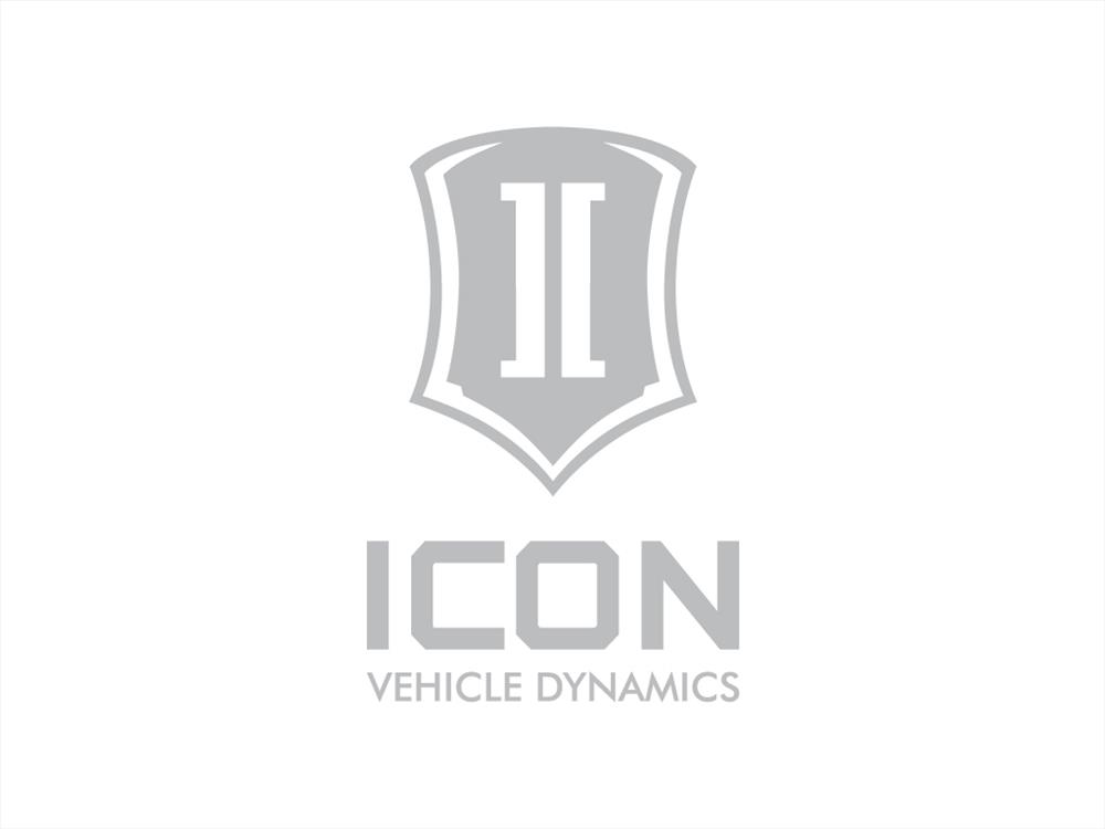 ICON Vehicle Dynamics Stacked Logo Sticker, Silver, 6? Tall - Icon ...