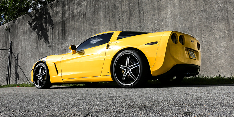 Car | Chevrolet Corvette on Ruff Racing R953 Wheels | California Wheels