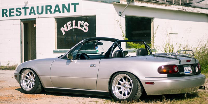Car | Mazda Miata on Wheels | California Wheels