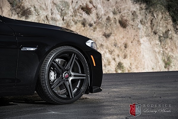 Car | BMW 5-Series on Roderick RW7 Wheels | California Wheels