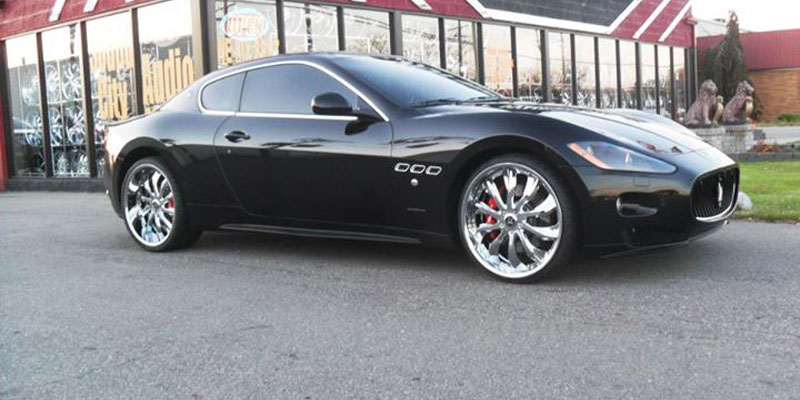 Car | Maserati Gran Turismo on Rucci Forged Fiamme Wheels | California ...