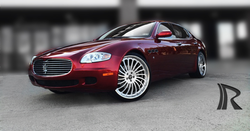 Car | Maserati Quattroporte on Rucci Forged Strappo Wheels | California ...