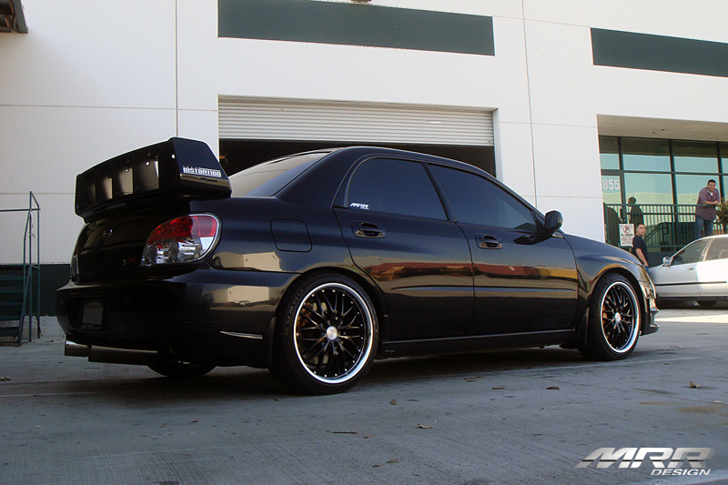 Car | Subaru WRX STI on MRR Design GT1 Wheels | California Wheels