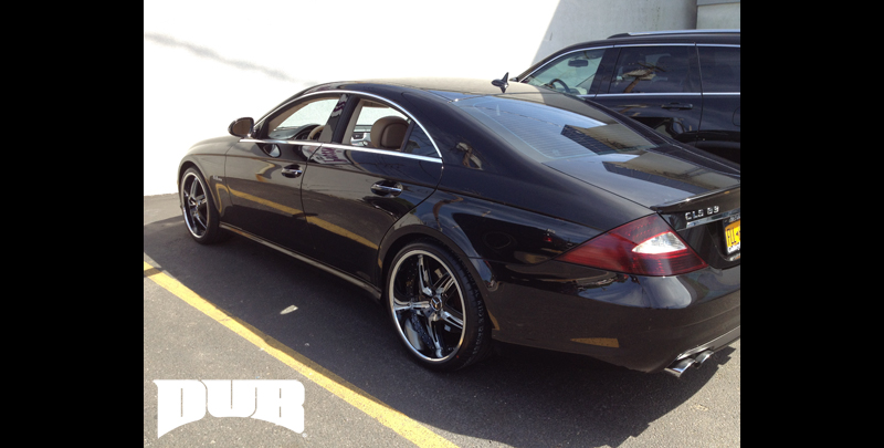Mercedes Benz Cls 55 Amg Black Rims Black