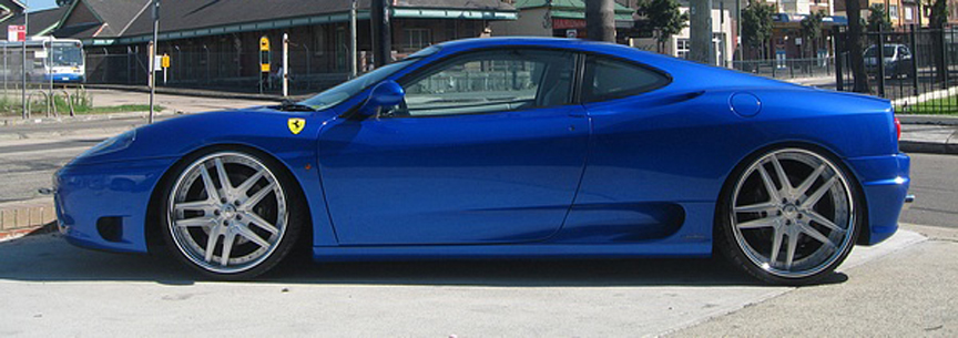 Car | Ferrari 360 Modena on Forgiato VIZZO Wheels | California Wheels