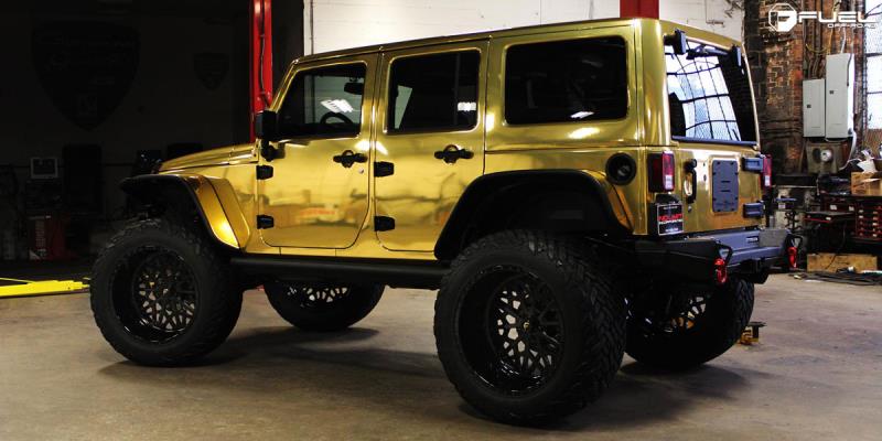 Car | Jeep Wrangler on Fuel Forged FF06 Wheels | California Wheels