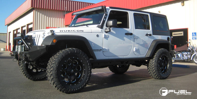 Car | Jeep Rubicon on Fuel 1-Piece Boost - D534 Wheels | California Wheels
