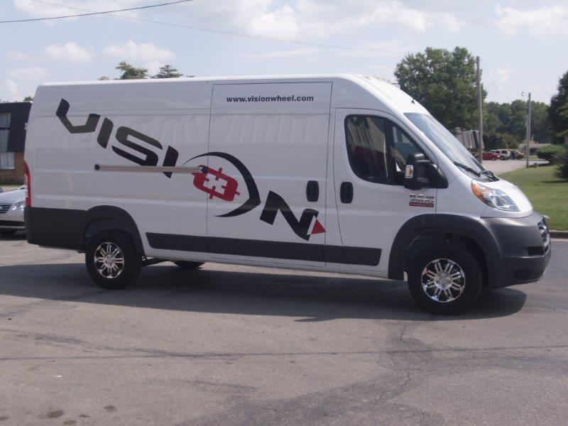 Car | Dodge Promaster on Vision Off Road 375 Warrior Wheels ...