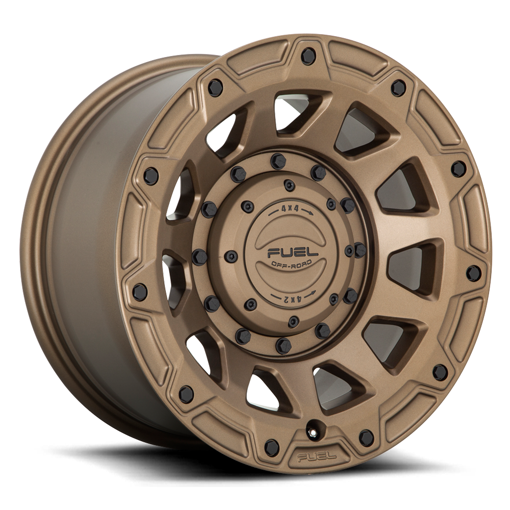 Fuel 1 Piece Wheels TRACKER D731 Wheels