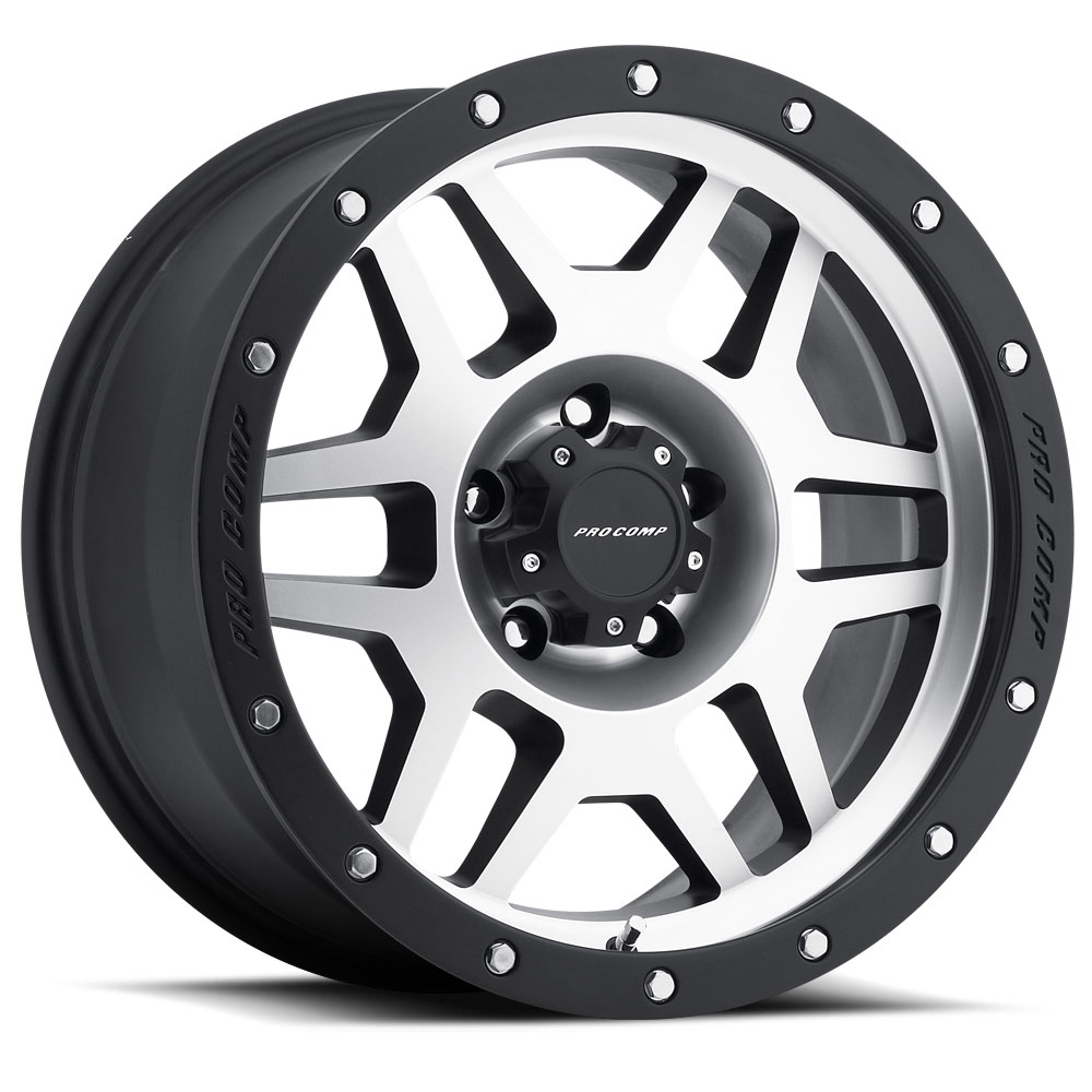 41 Series Phaser Black Machined | Pro Comp Off Road Wheels | No Credit ...